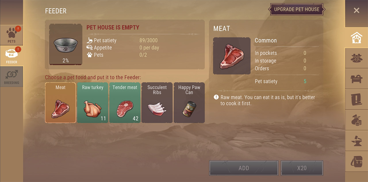 Feeder – Westland Survival