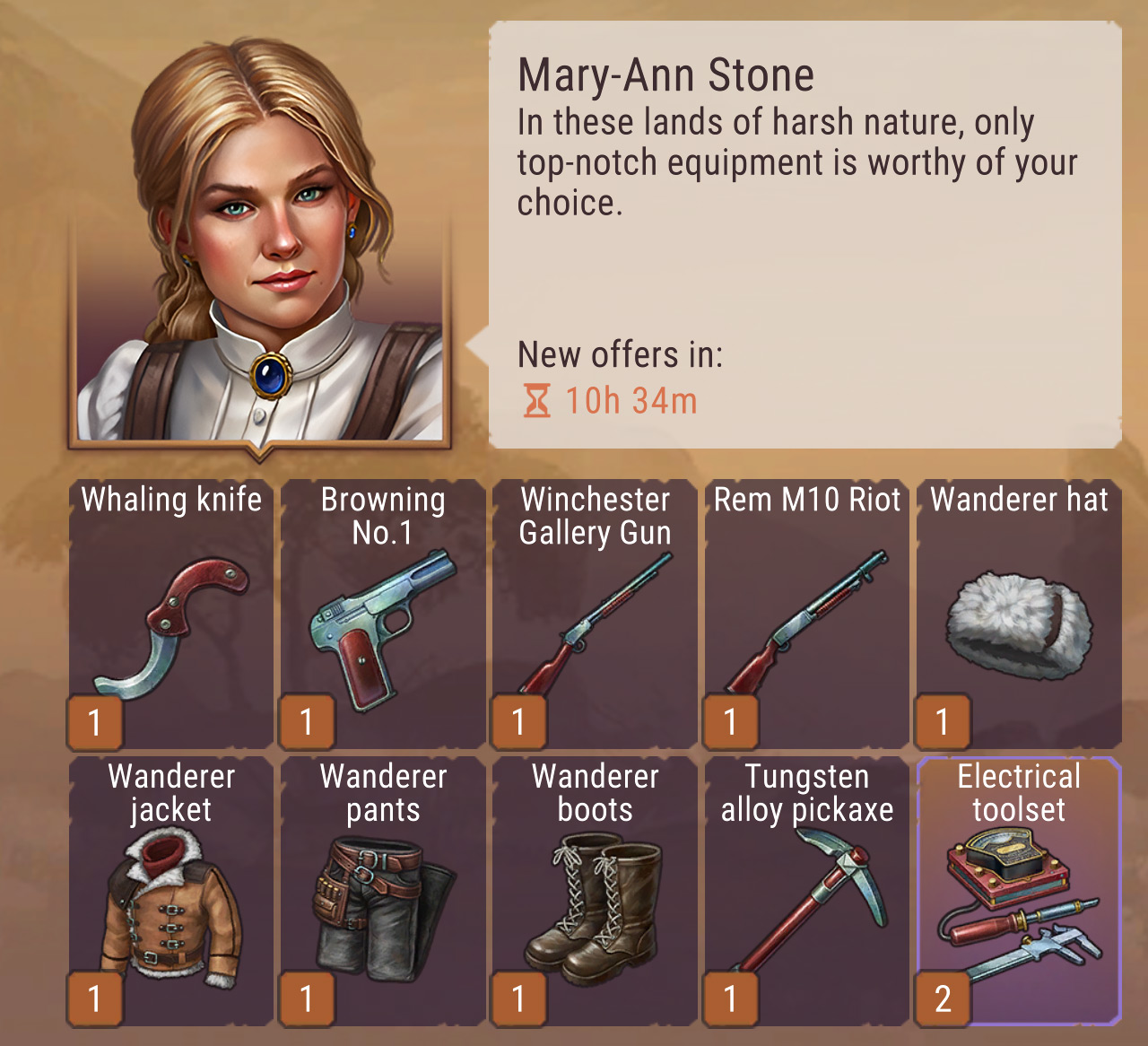 Mary-Ann Stone, trader – Westland Survival